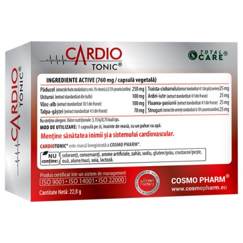CardioTonic® Tonic Cardiac - Supliment Pentru Sanatatea Inimii