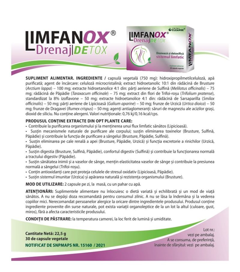 Remediu Pentru Picioare Umflate - Curata Limfa, Elimina Apa