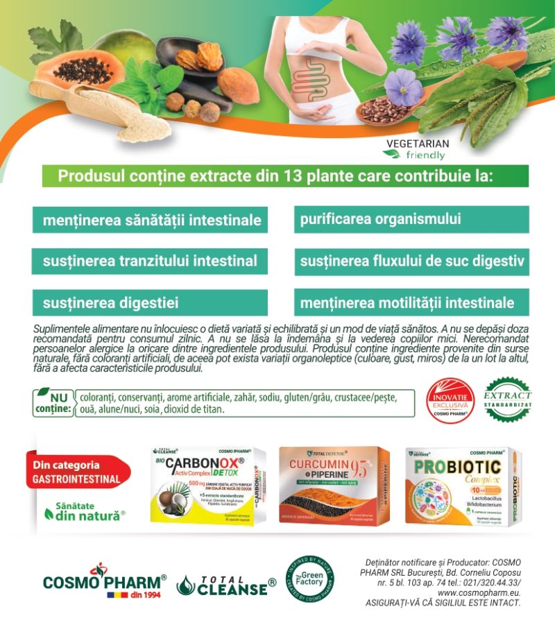 COLONOX COLON DETOX® Detoxifierea - Curatarea Colonului